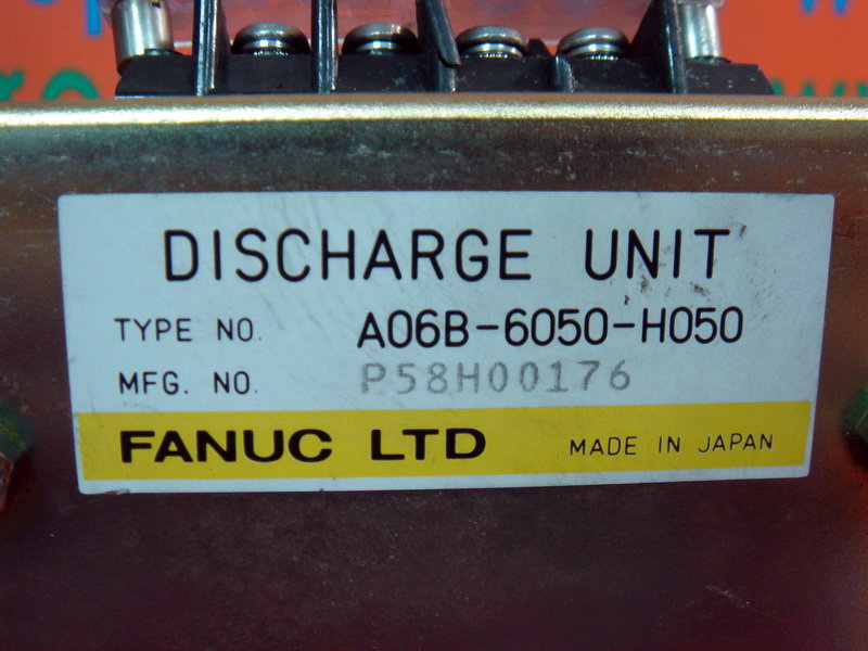 FANUC DISCHARGE UNIT A06B-6050-H050 - 裕益科技自動化設備可程式編碼器PLC分散式控制系統DCS