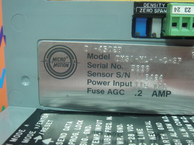 MICRO MOTION DMS1- NL-1-C-SP - 裕益科技自動化設備可程式編碼器PLC分散式控制系統DCS