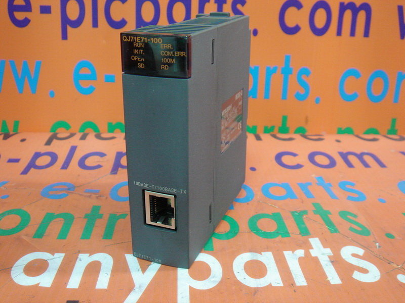 MITSUBISHI ETHERNET I/F UNIT QJ71E71-100 - 裕益科技自動化設備可程式編碼器PLC分散式控制系統DCS