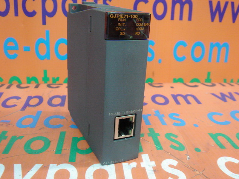 MITSUBISHI ETHERNET I/F UNIT QJ71E71-100 - 裕益科技自動化設備可程式編碼器PLC分散式控制系統DCS