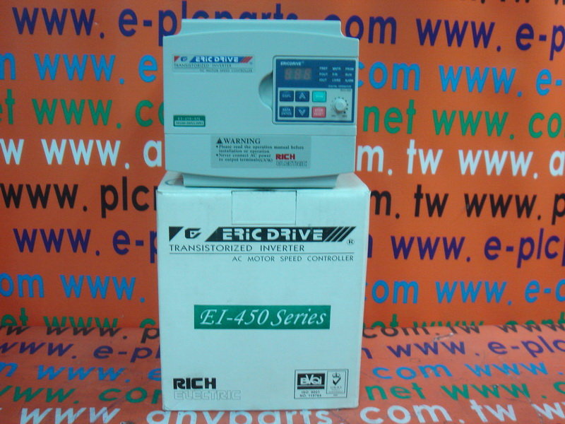 RICH EI-450 / 220V / 3HP TRANSISTORIZED INVERTER - 裕益科技自動化設備可程式編碼器PLC分散 ...