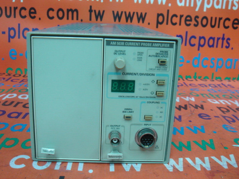 TEKTRONIX AM 503B CURRENT PROBE AMPLIFIER TM502A - PLC DCS SERVO ...