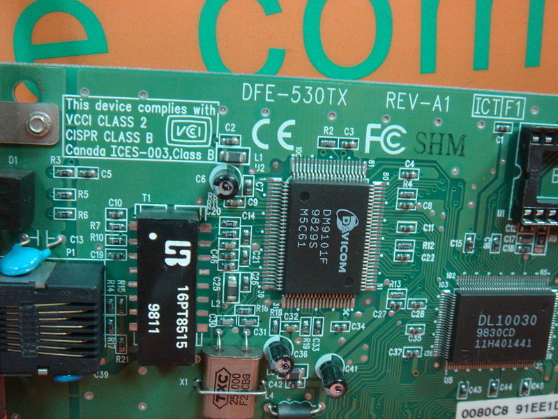 D-LINK DFE-530TX REV-A1 - 裕益科技自動化設備可程式編碼器PLC分散式控制系統DCS