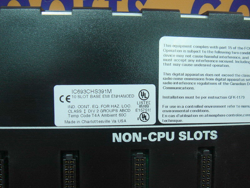 GE FANUC IC693CHS391M - 裕益科技自動化設備可程式編碼器PLC分散式控制系統DCS