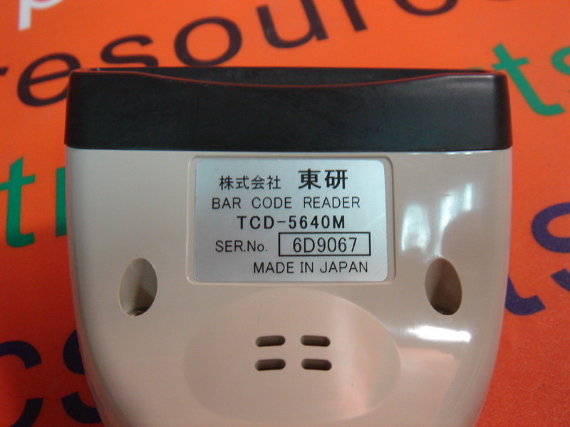 TOHKEN TCD-5640M BAR CODE READER - 裕益科技自動化設備可程式編碼器PLC分散式控制系統DCS