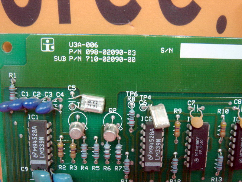 I SUB U3A-006 / 098-02090-03 / 710-02090-00 - PLC DCS SERVO Control ...