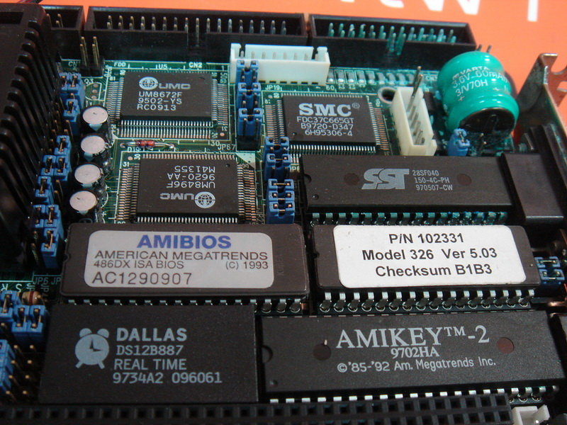 AMIBIOS 486DX ISA BIS P/N:102331 MODEL; 326 ver5.03 - 裕益科技自動化設備可程式編碼器 ...