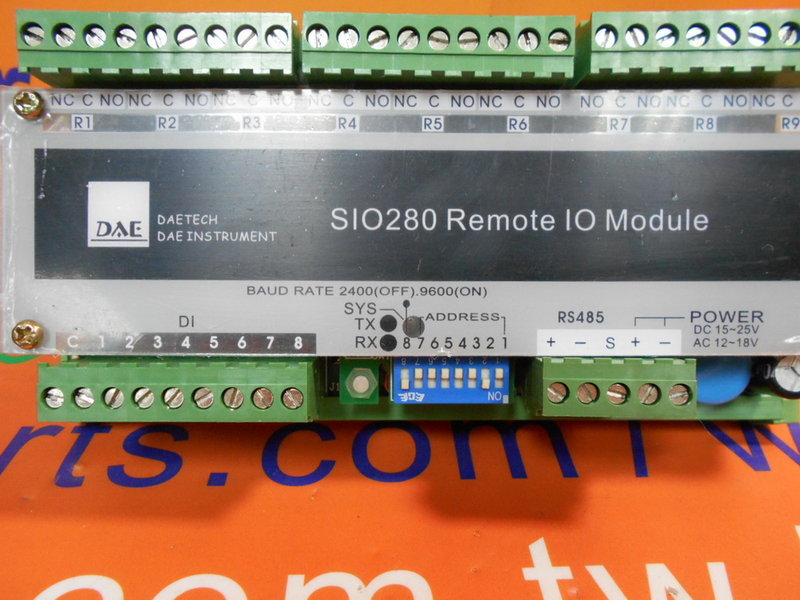 DAE SIO280 REMOTE IO MODULE - 裕益科技自動化設備可程式編碼器PLC分散式控制系統DCS