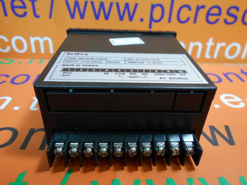 SETPRO MA-SCM-1-E43A - 裕益科技自動化設備可程式編碼器PLC分散式控制系統DCS