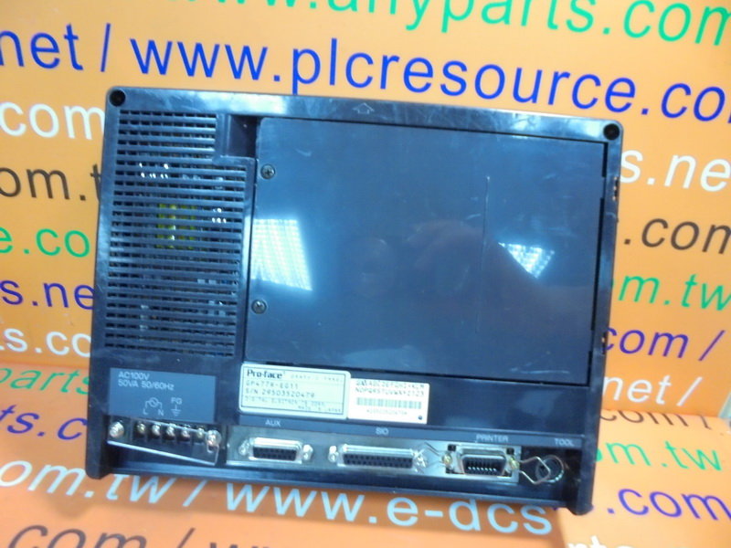 Pro-face GP477R-EG11 - 裕益科技自動化設備可程式編碼器PLC分散式控制系統DCS