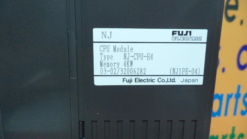 FUJI NJ-CPU-E4 原裝新品 - 裕益科技自動化設備可程式編碼器PLC分散式控制系統DCS