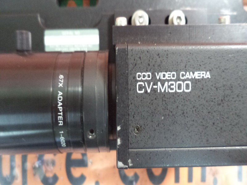 ESI C05807089883172/CCD VIDEO CAMERA CV-M300/67X ADAPTER 1-6020/1-60135 ...