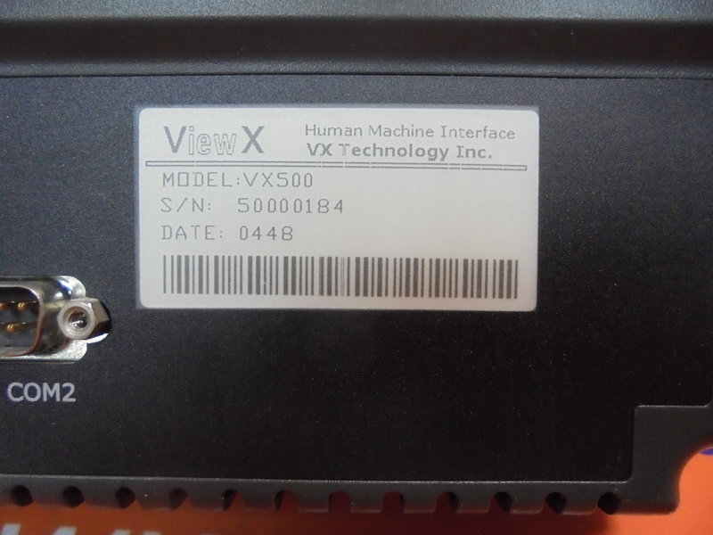 ViewX Human Machine Interface VX500 - 裕益科技自動化設備可程式編碼器PLC分散式控制系統DCS