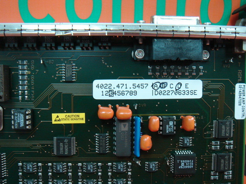 ASML CONTROL BOARD 4022.471.5457 - 裕益科技自動化設備可程式編碼器PLC分散式控制系統DCS