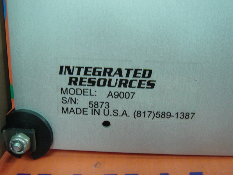 INTEGRATED RESOURCES A9007 - 裕益科技自動化設備可程式編碼器PLC分散式控制系統DCS