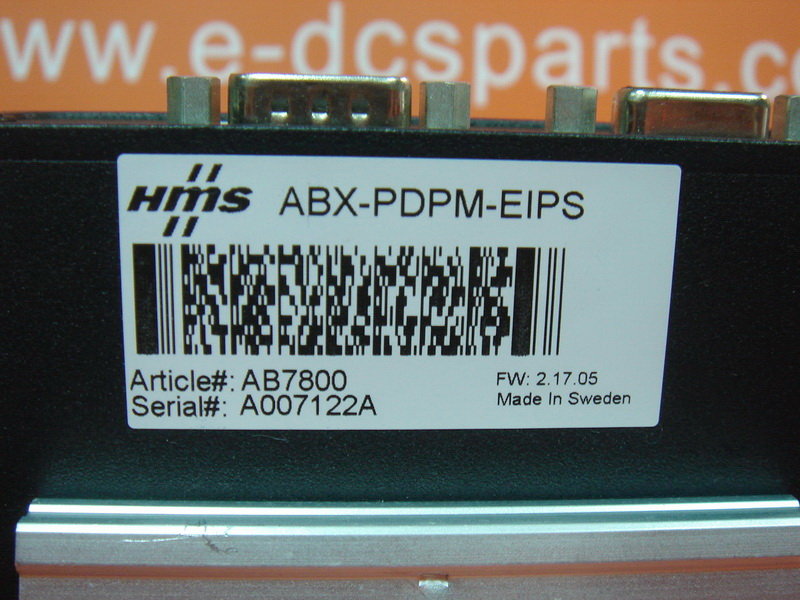 HMS AB7800 /ABX-PDPM-EIPS - 裕益科技自動化設備可程式編碼器PLC分散式控制系統DCS