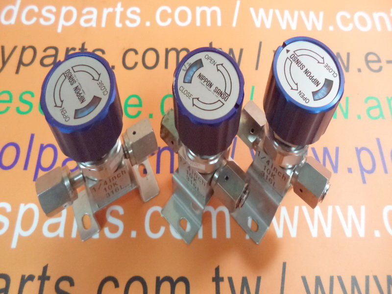 1/4inch 10K 316L NIPPON SANSO VALVE - PLC DCS SERVO Control MOTOR POWER ...
