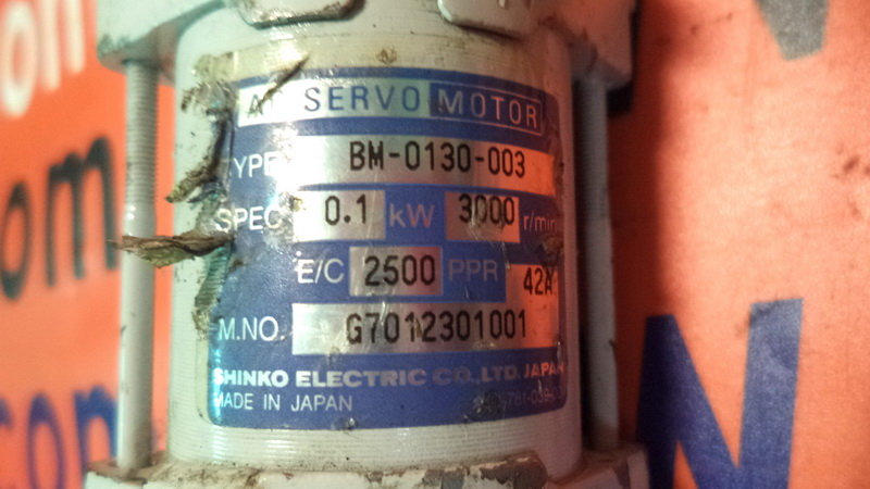 SHINKO MOTOR motor BM-0130-003 - PLC DCS SERVO Control MOTOR POWER ...