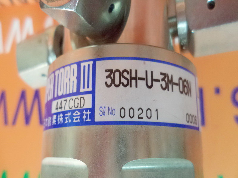 Nippon Sanso (TANAKA) SUPER TORR Ⅲ 30SH-U-3M-06N / 447CGD - 裕益科技自動化設備可 ...