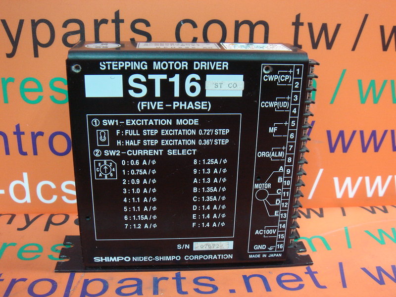 SHIMPO ST16 UPH596-AM STEPPING MOTOR DRIVER - 裕益科技自動化設備可程式編碼器PLC分散式控制系統DCS