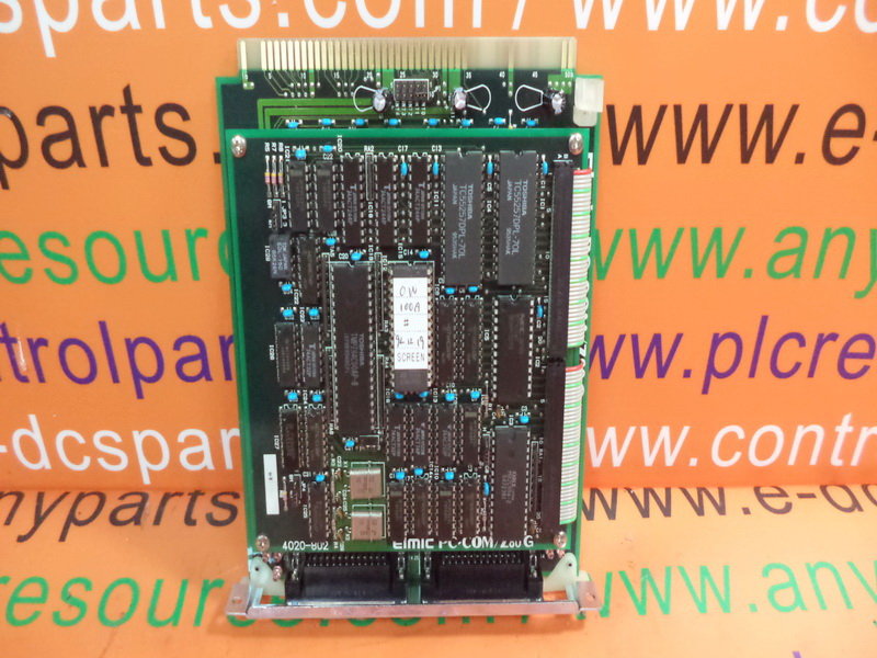 Elmic PC-COM/Z80G 4020-801 PC-COM/Z80G 4020-802 - PLC DCS SERVO Control ...