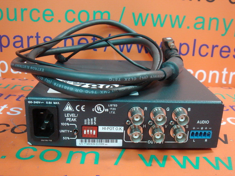 EXTRON RGB 109XI VGA INTERFACE WITH ADSP - 裕益科技自動化設備可程式編碼器PLC分散式控制系統DCS