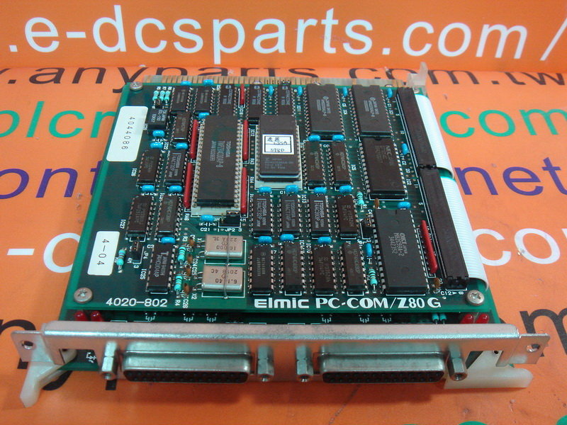 Elmic 4020-802 PC-COM/Z80G PCB CARD/4020-801 - PLC DCS SERVO Control ...