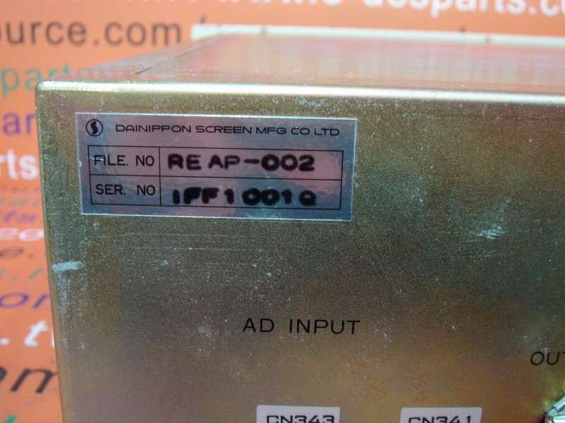 DAINIPPON REAP-002 / LAAP002 - PLC DCS SERVO Control MOTOR POWER SUPPLY ...