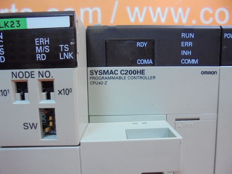 OMRON SYSMAC C200HE PROGRAMMABLE CONTROLLER CPU42-Z SETS - 裕益科技自動化設備可程式 ...