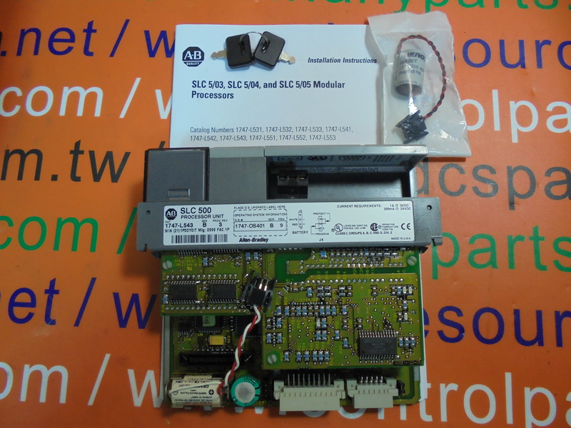 A-B SLC 5-04 CPU SLC500 PROCRSSOR UNIT 1747-L543 - PLC DCS SERVO ...