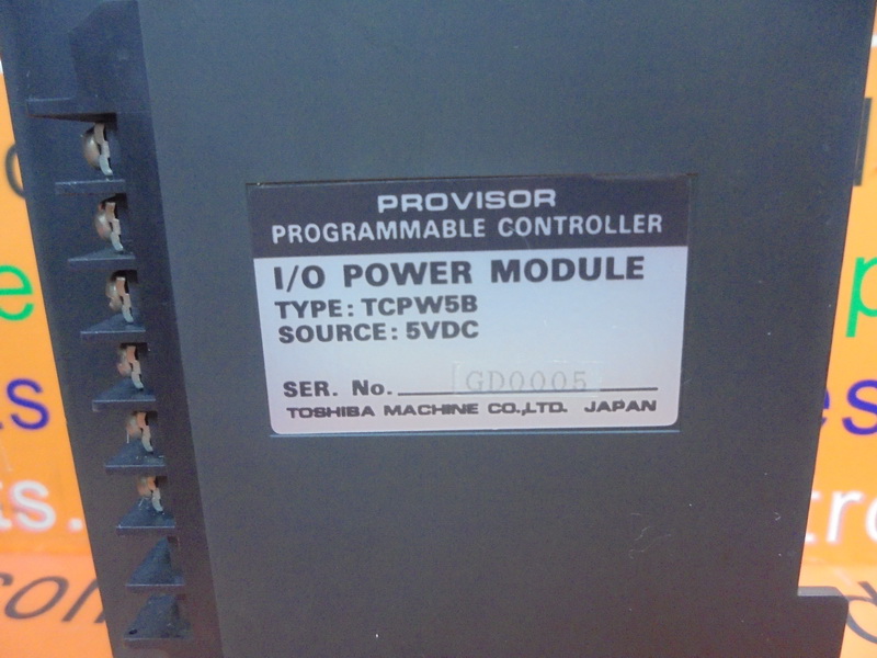 TOSHIBA I/O POWER MODULE TCPW5B - 裕益科技自動化設備可程式編碼器PLC分散式控制系統DCS