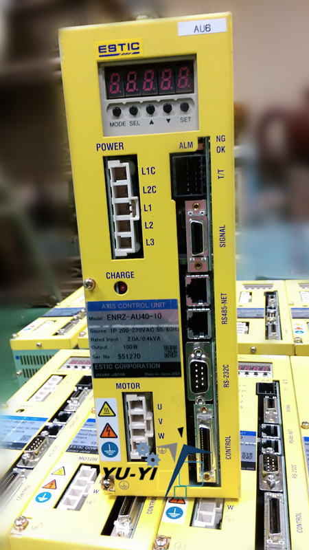 ESTIC CORPORATION / AXIS CONTROL UNIT ENRZ-AU40-10 - PLC DCS SERVO ...