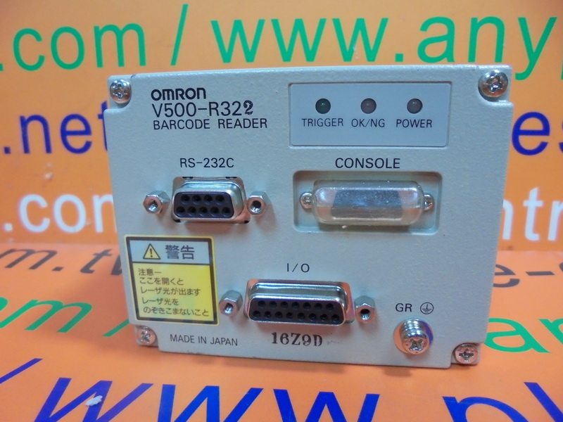 OMRON BARCODE READER V500-R322 - 裕益科技自動化設備可程式編碼器PLC分散式控制系統DCS