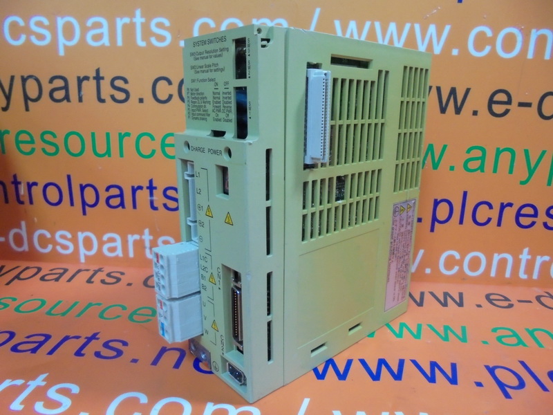 YASKAWA SERVOPACK IP1X SGDG-01GTY21 - 裕益科技自動化設備可程式編碼器PLC分散式控制系統DCS