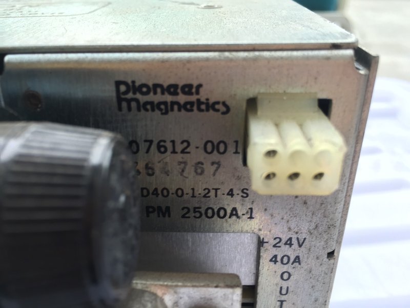 PIONEER MAGNETICS PM 2500A-1 - 裕益科技自動化設備可程式編碼器PLC分散式控制系統DCS
