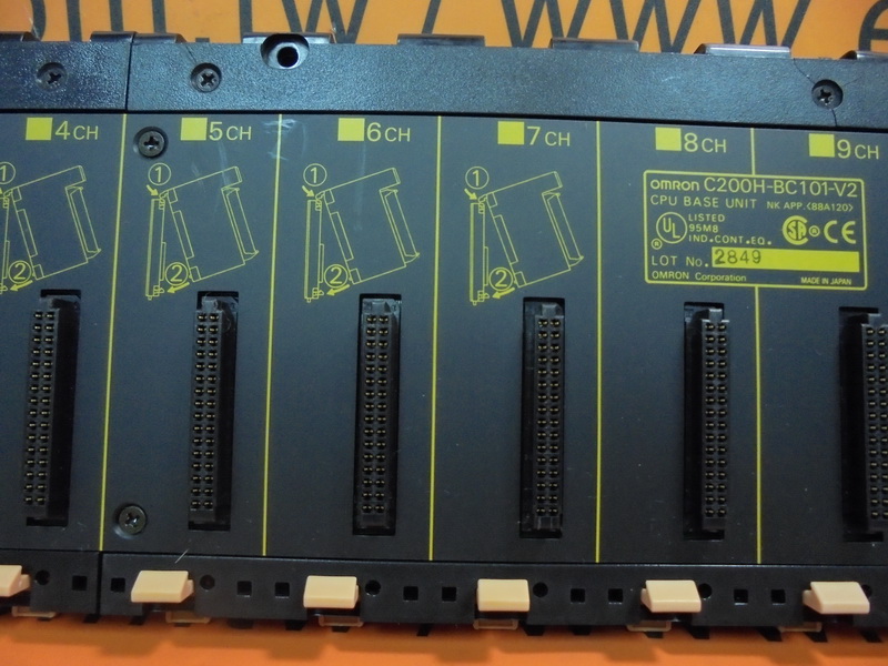 OMRON CPU BASE UNIT C200H-BC101-V2 - 裕益科技自動化設備可程式編碼器PLC分散式控制系統DCS