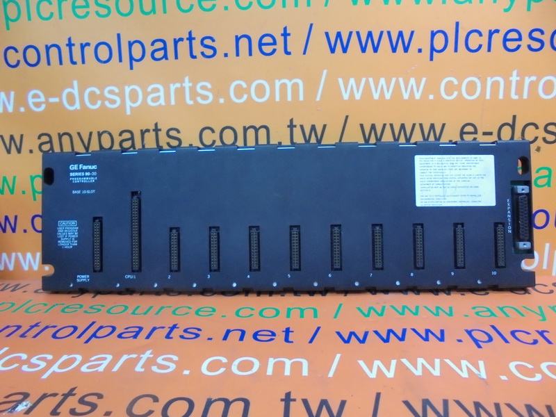 GE FANUC BASE 10 SLOT UNIT IC693CHS391C - 裕益科技自動化設備可程式編碼器PLC分散式控制系統DCS