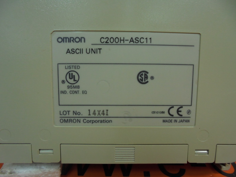 OMRON ASC11 UNIT C200H-ASC11 - 裕益科技自動化設備可程式編碼器PLC分散式控制系統DCS