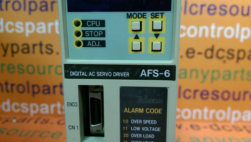 Waco DIGITAL AC SERVO DRIVER AFS-6 - 裕益科技自動化設備可程式編碼器PLC分散式控制系統DCS