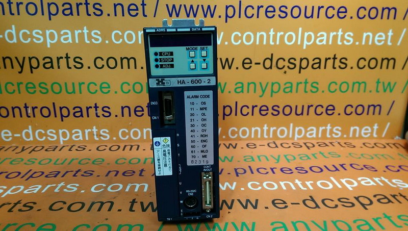 HARMONIC DRIVE SYSTEMS AC SERVO DRIVER HA-600-2 - 裕益科技自動化設備可程式編碼器PLC分散式 ...