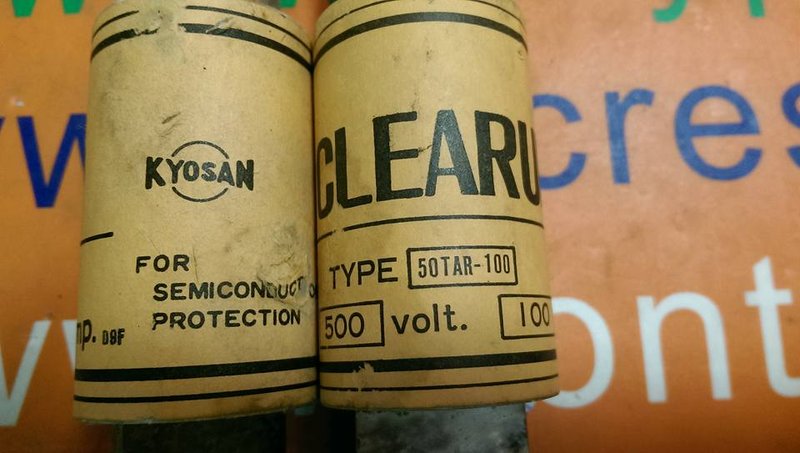 KYOSAN FUSE CLEAR UP 100AMP 500V 50TAR-100 - 裕益科技自動化設備可程式編碼器PLC分散式控制系統DCS