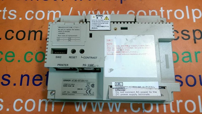 OMRON INTERACTIVE DISPLAY NT30-ST131-V1 - 裕益科技自動化設備可程式編碼器PLC分散式控制系統DCS