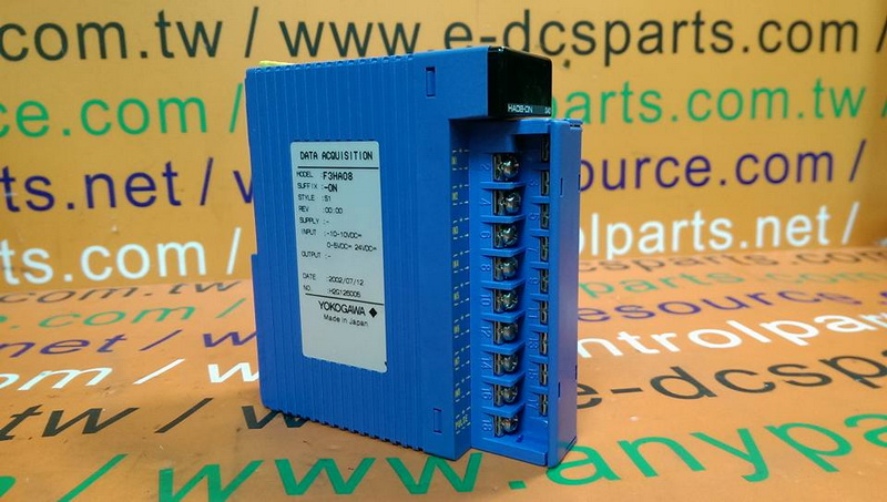 YOKOGAWA DATA ACQUISITION MODULE F3HA08-ON - PLC DCS SERVO Control ...
