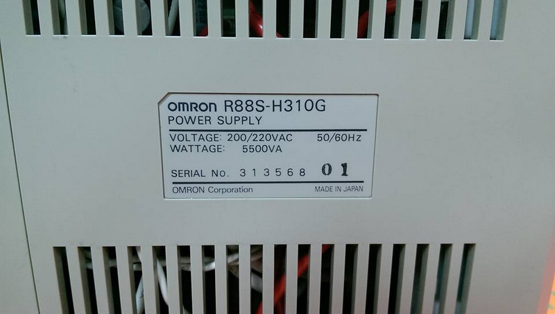 OMRON POWER SUPPLY R88S-H310G - 裕益科技自動化設備可程式編碼器PLC分散式控制系統DCS