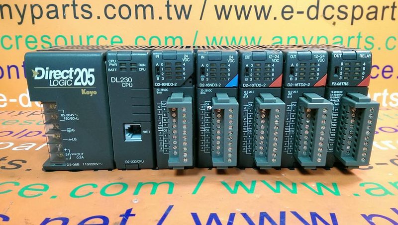 KOYO DIRECT LOGIC 205 PRORAMMBLE CONTROLLER - 裕益科技自動化設備可程式編碼器PLC分散式控制系統DCS