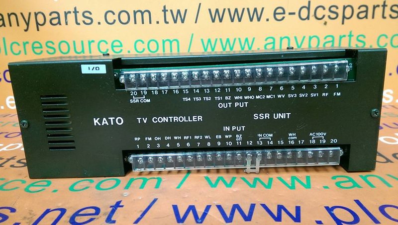 KATO KE910-109D TV CONTROLLER SSR UNIT - 裕益科技自動化設備可程式編碼器PLC分散式控制系統DCS
