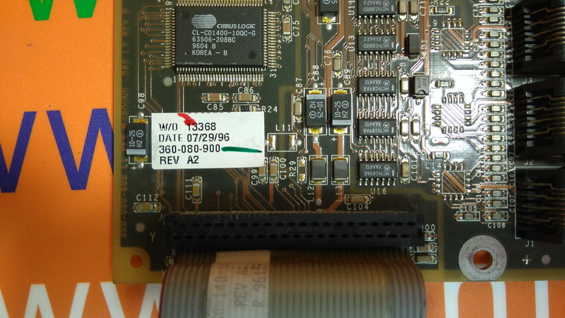 Xylogics 360-080-600 / W/O 13368 360-080-900 / Zc2m 94V - 裕益科技自動化設備可程式 ...