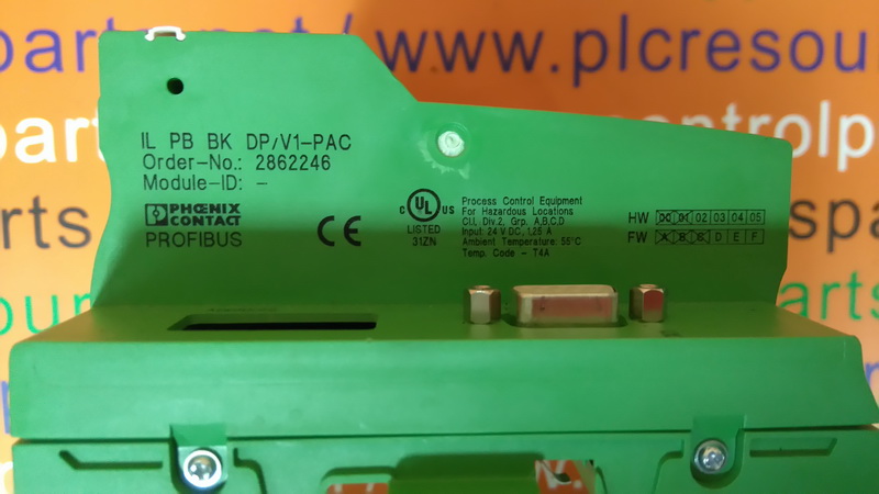 PHOENX CONTACT 2862246 1L PB BK DP V1-PAC Series - 裕益科技自動化設備可程式編碼器PLC分散 ...