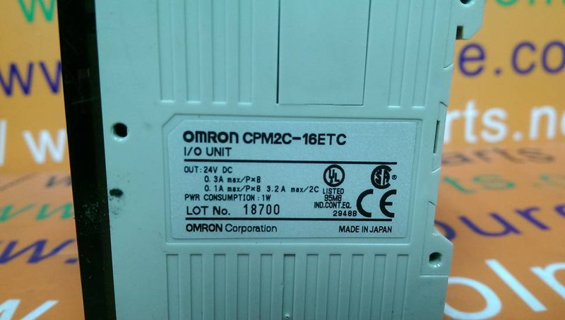OMRON IO UNIT CPM2C-16ETC - 裕益科技自動化設備可程式編碼器PLC分散式控制系統DCS