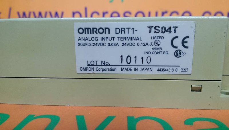 OMRON ANALOG TERMINAL DRT1-TS04T - PLC DCS SERVO Control MOTOR POWER ...